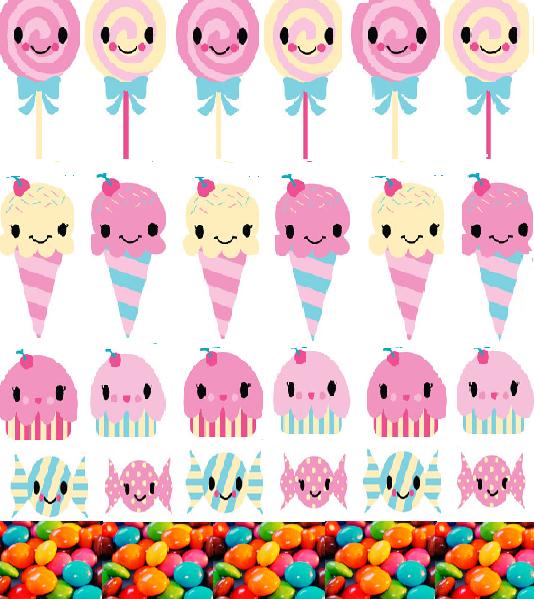 Candy Collage (in Backgrounds)