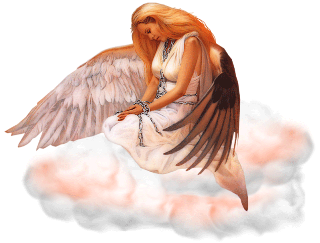 sad angel (in Clipart)