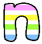 alphabets :- N (in Animated GIFs)
