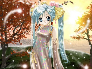 Winter Anime Girl (in Clipart)