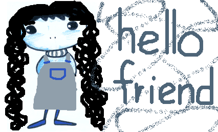 hello friend (in Clipart)