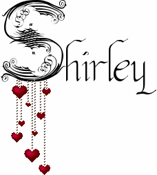 Shirley (in Glitter Text)