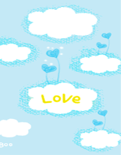 cute kawaii love cloud (in Animated GIFs)